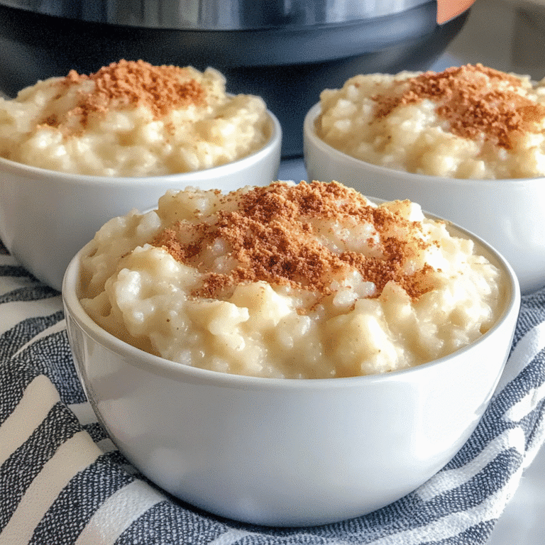 Instant Pot Rice Pudding – Creamy Comfort in 25 Minutes - LillyRecipes